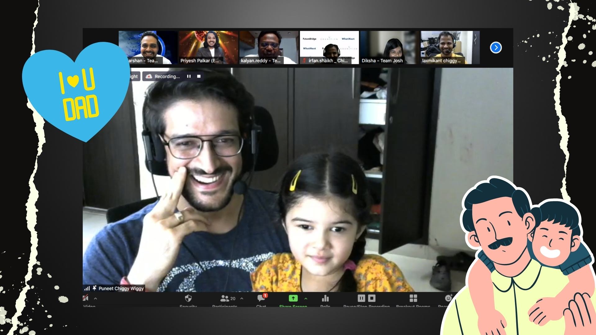 Virtual Father's Day Celebration Activities Ideas and Games at Workplace